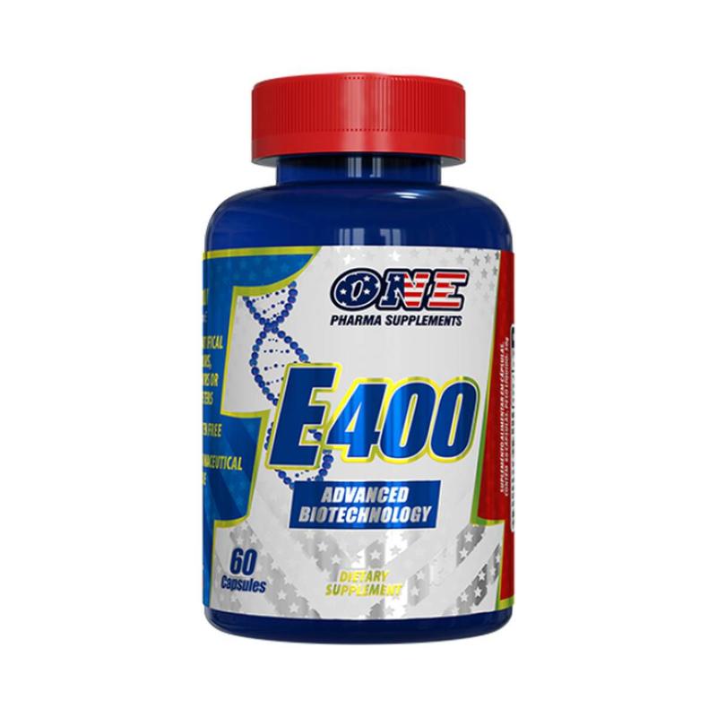 Vitamina E 400UI Supl.Alimentar de Vit E 60 caps One Pharma - Vitaminas ...