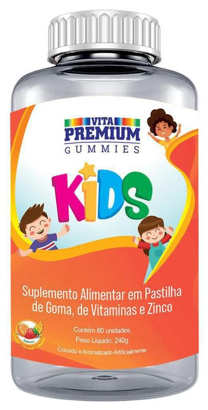 Vitamina Em Gomas Infantil Gumies Kids Vita Premium 60 Gummy ...