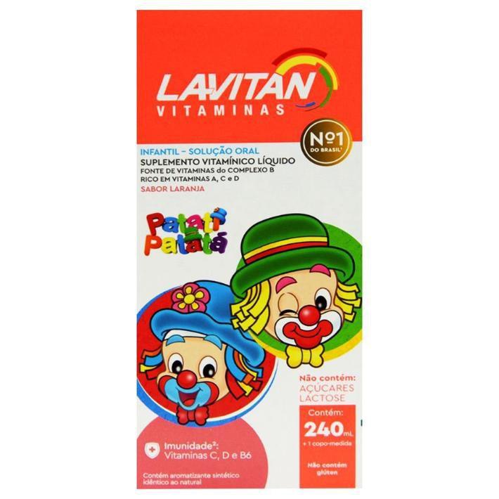 Vitamina Lavitan Kids Laranja 240ml - Vitaminas A-Z - Magazine Luiza