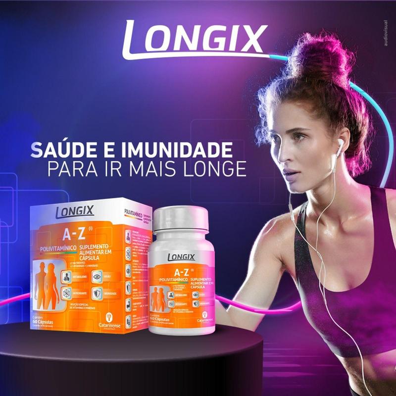 Vitamina Longix A-Z - Vitaminas A-Z - Magazine Luiza