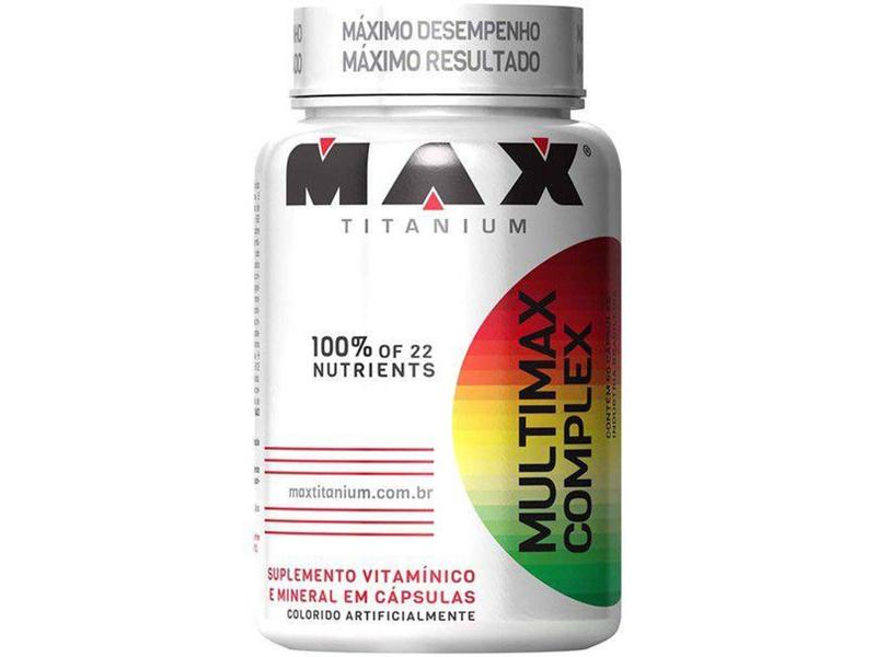 Vitamina Multimax Complex 60 Cápsulas - Max Titanium - 60 capsulas ...