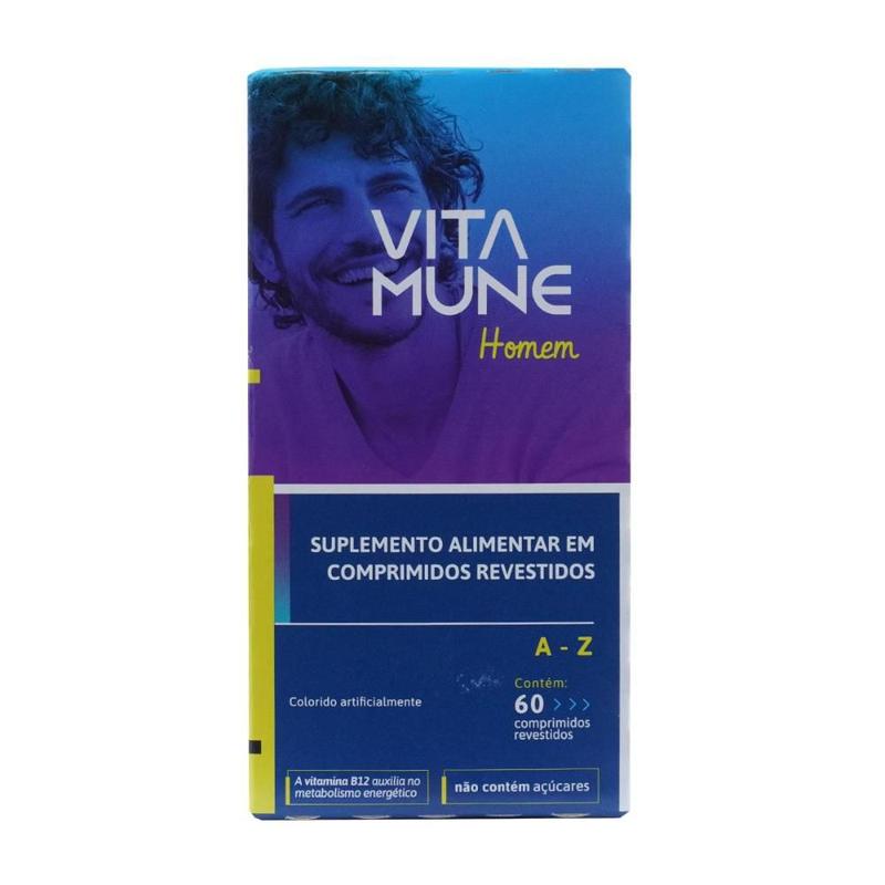 VitaMune Homem A-z Multivitaminico 60 Comprimidos - Lavitan ...