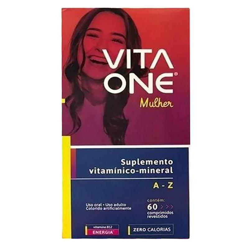 Vitaone mulher a/z 60drg - ONE FARMA - Multivitamínico / Polivitamínico ...