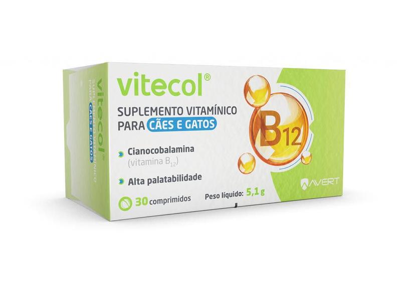 Vitecol Suplemento Vitamínico Avert para Cães e Gatos - Vitaminas e ...