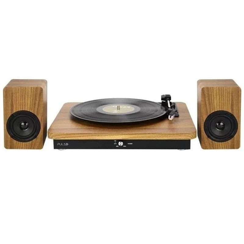 Vitrola Toca Disco Micro System Pulse Sp366 - Multilaser - Vitrola e Toca-Disco - Magazine Luiza