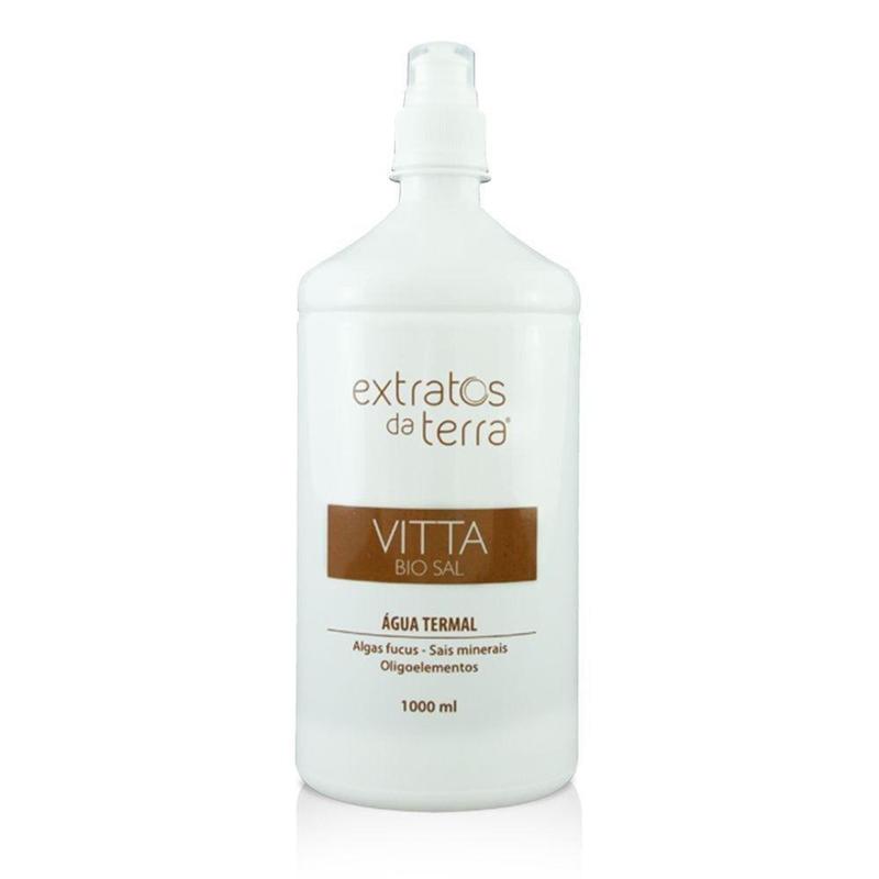 Vitta Bio Sal Agua Termal 1000 ml - Extratos Da Terra - Água Termal ...