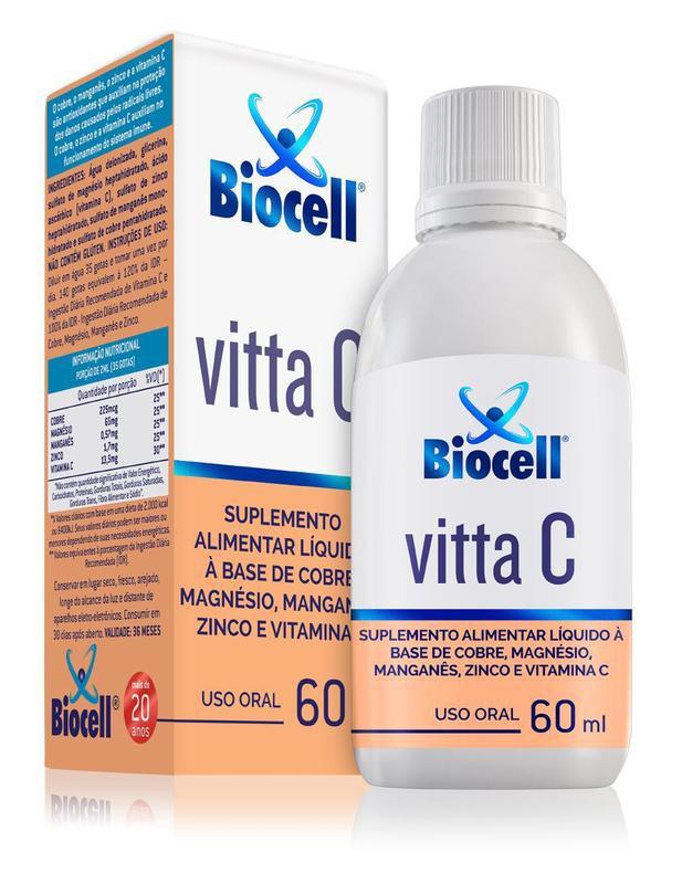Vitta C Biocell - Suplemento Alimentar Líquido Sublingual ...