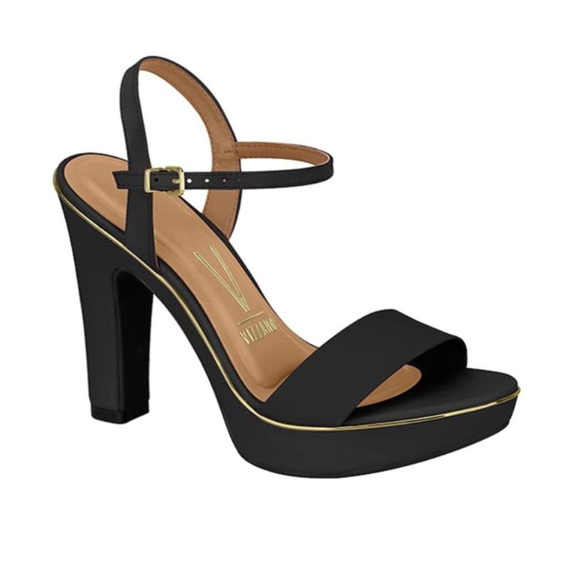 Vizzano Sandália Feminina Festa Salto Plataforma 6292.300 - Sandália ...