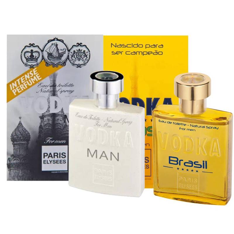 Vodka Brasil Amarelo + Vodka Man - Paris Elysees - Vodka - Magazine Luiza