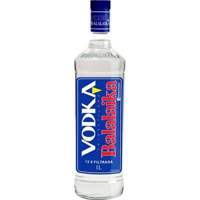 Vodka garrafa 1 Litro - Balalaika - Vodka - Magazine Luiza