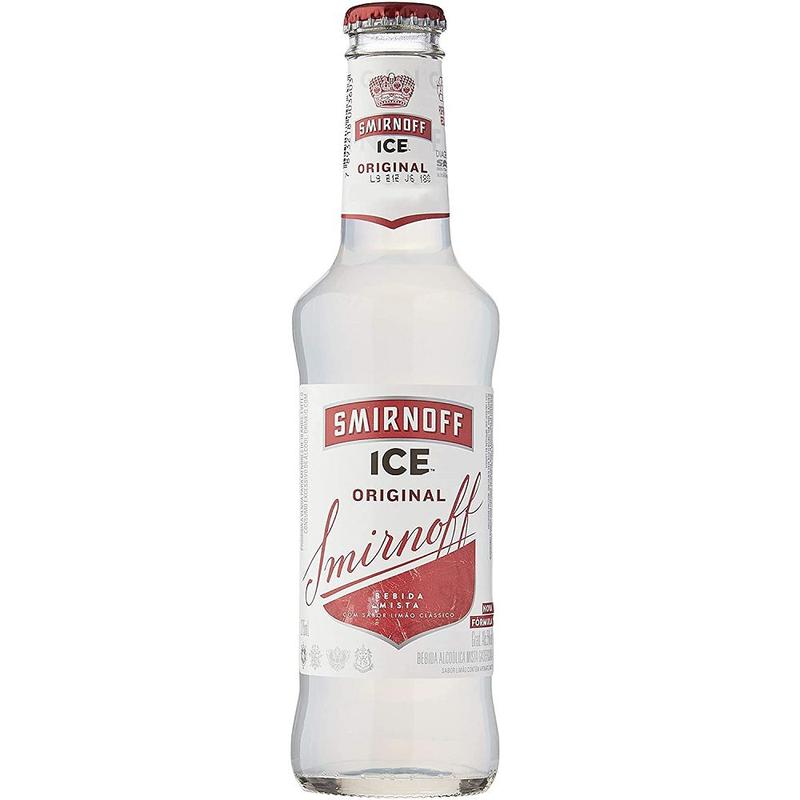 Vodka Ice Limão Long Neck 275ml 1 UN Smirnoff - VODKA SMIRNOFF - Ice - Magazine Luiza