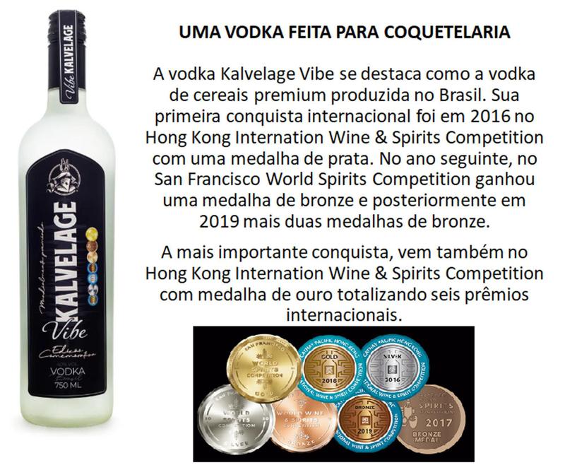 Vodka kalvelage vibe 750ml - kALMAE - Vodka - Magazine Luiza