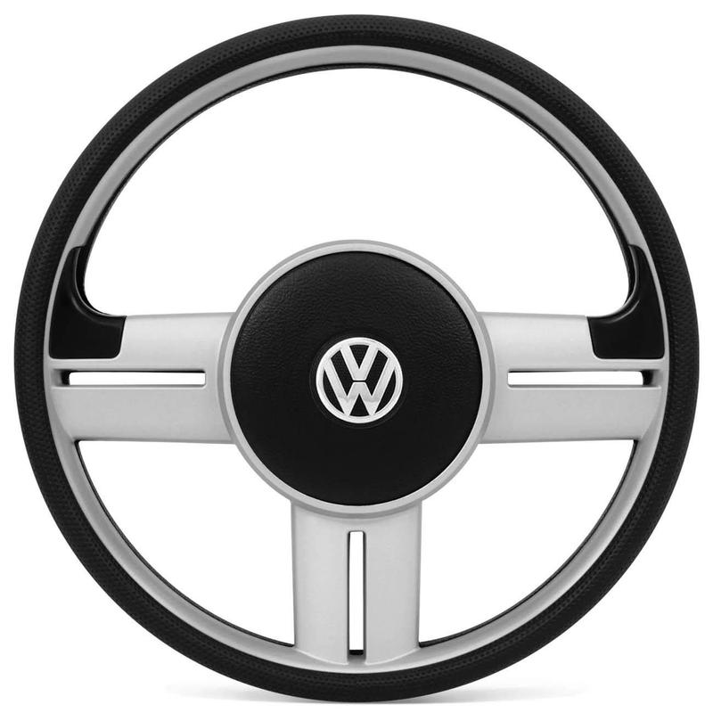 Volante Esportivo Universal Sem Cubo Prata Modelo Rallye Slim Super ...