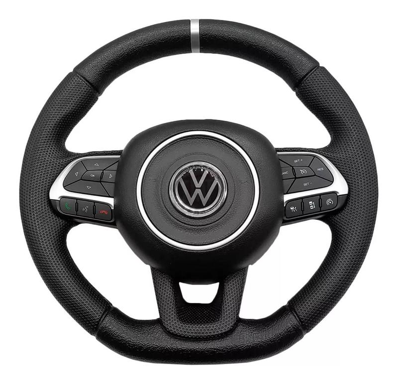 Volante Golf Mk8 Multimídia Vw Gol Fox Polo Saveiro Voyage - CGL ...