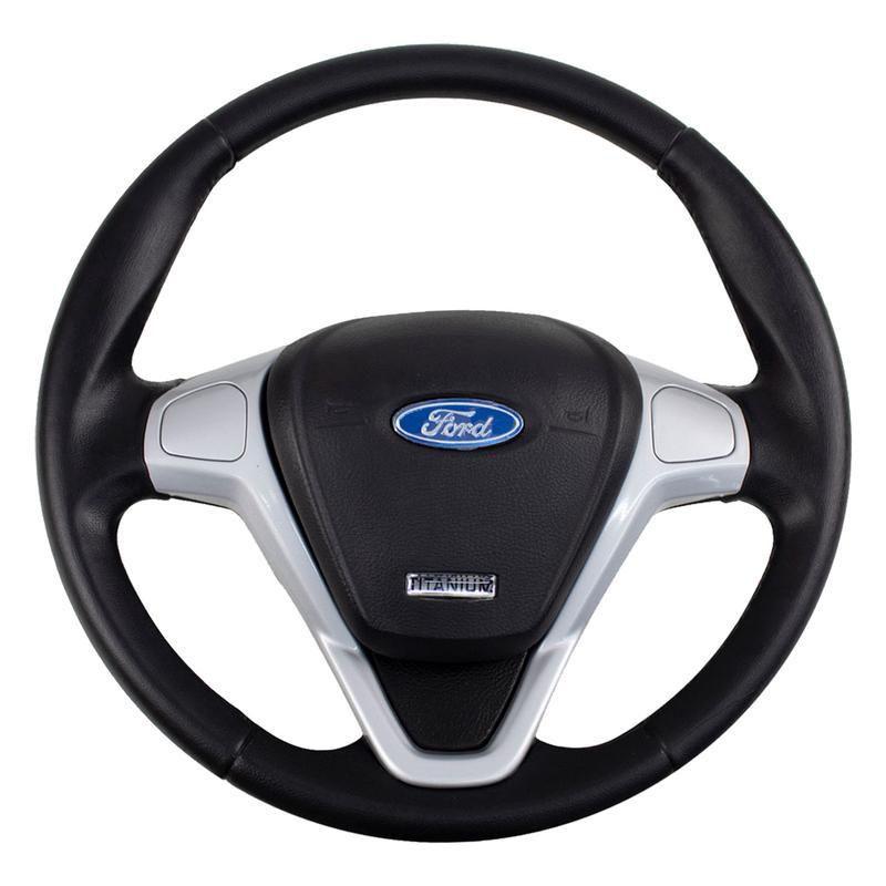 Volante Para Linha Ford Prata Sem Cubo Mod. Titanium - Omega Volantes ...