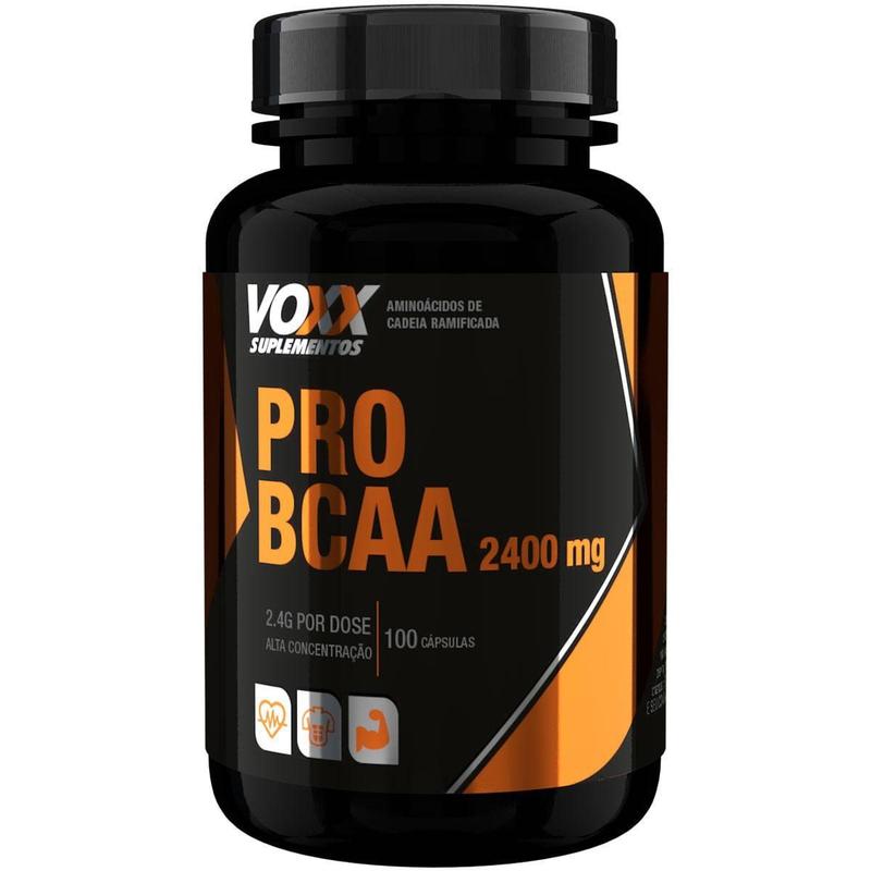 Voxx Pro BCAA 2400mg com 100 cápsulas - Cimed - BCAA - Magazine Luiza