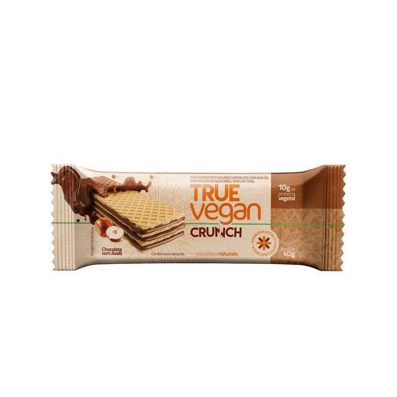 Wafer Proteico True Vegan Crunch 40g - TRUE SOURCE - Massa Muscular ...