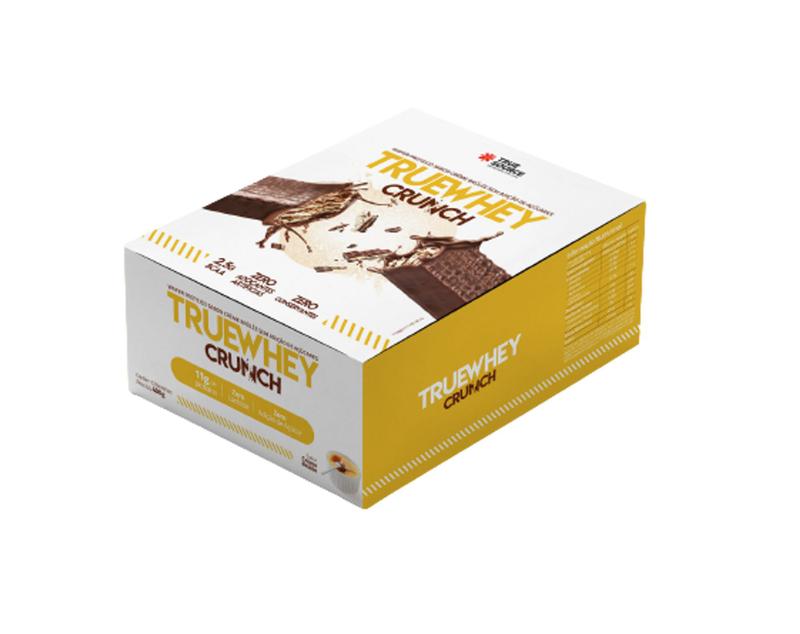 Wafer Proteico True Whey Crunch Creme Brulee 12un 40g - True Source ...