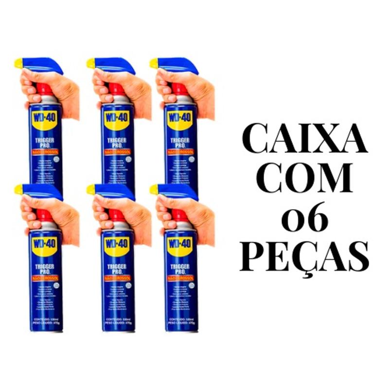 WD-40 TRIGGER PRO 590ML Caixa com 6 peças - Desengripante - Magazine Luiza