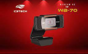 Webcam HD C3 Tech WB-70BK 720p Preta - Webcam - Magazine Luiza