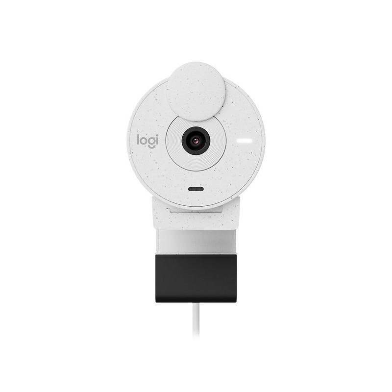 Webcam Logitech Brio 300 Branco Full HD - 960-001440 - Webcam ...