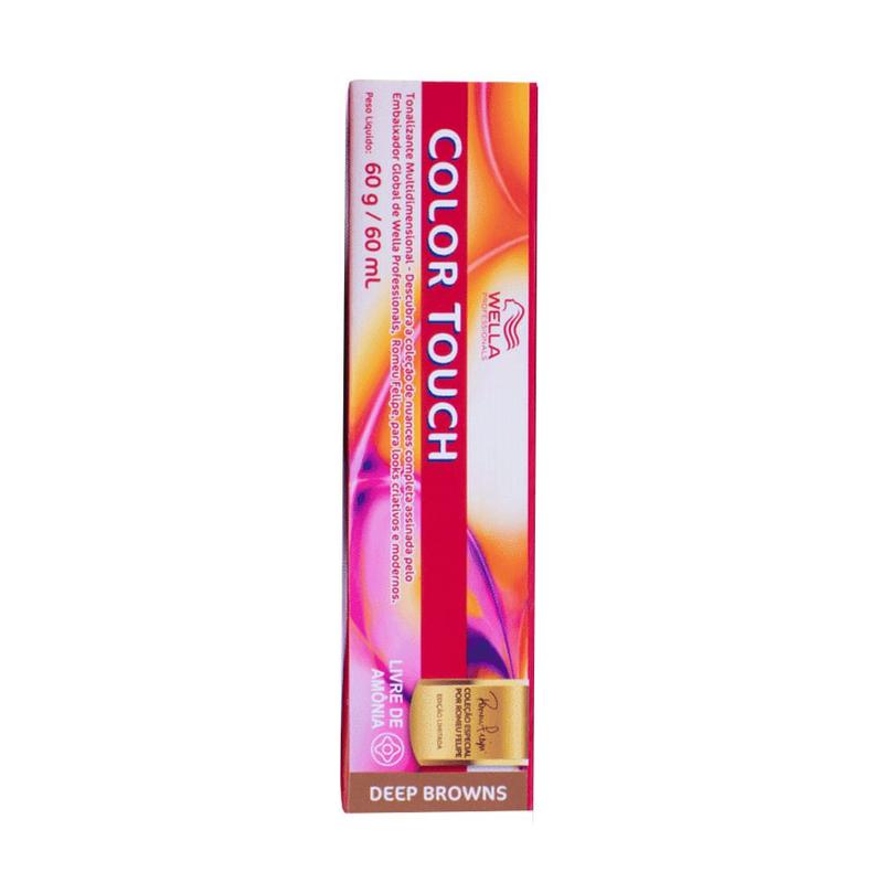 Wella Color Touch 9/75 Loiro Claríssimo Marrom Caju 60 g - Tinta de ...