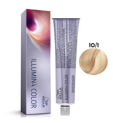 Wella Illumina Color 10-1 Louro Claríssimo Acinzentado 60g - Tinta de Cabelo - Magazine Luiza