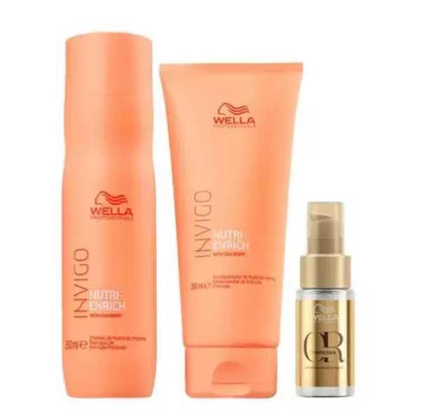Wella kit nutri enrich duo home care + oil reflections 30ml - Kit de ...