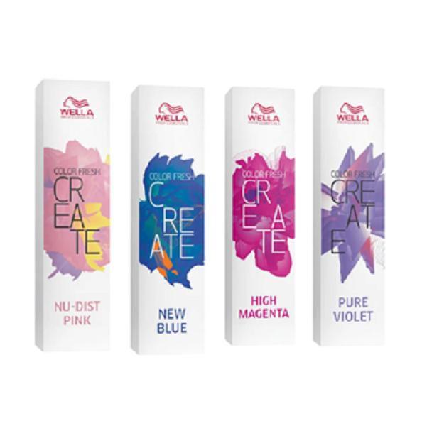 Wella Professionals Color Fresh Create C/4(Nudist Pink+New Blue+High ...