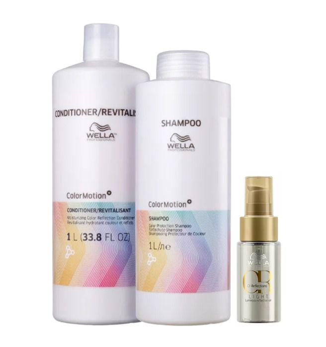 Wella Professionals Color Motion+ - Shampoo+Condicionador 1L +Oil ...