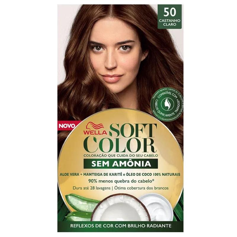 Wella Soft Color Coloração Sem Amônia- Selecione a Cor - Tinta de ...