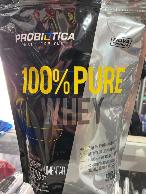 Whey 100% chocolate 900g refil Probiotica - Probiotica - Whey Protein ...