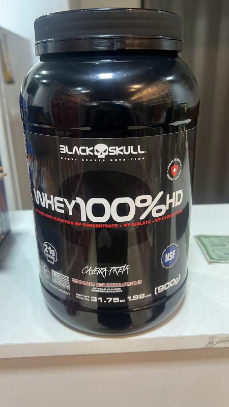 Whey 100% hd pote 900g black skull - Whey Protein - Magazine Luiza