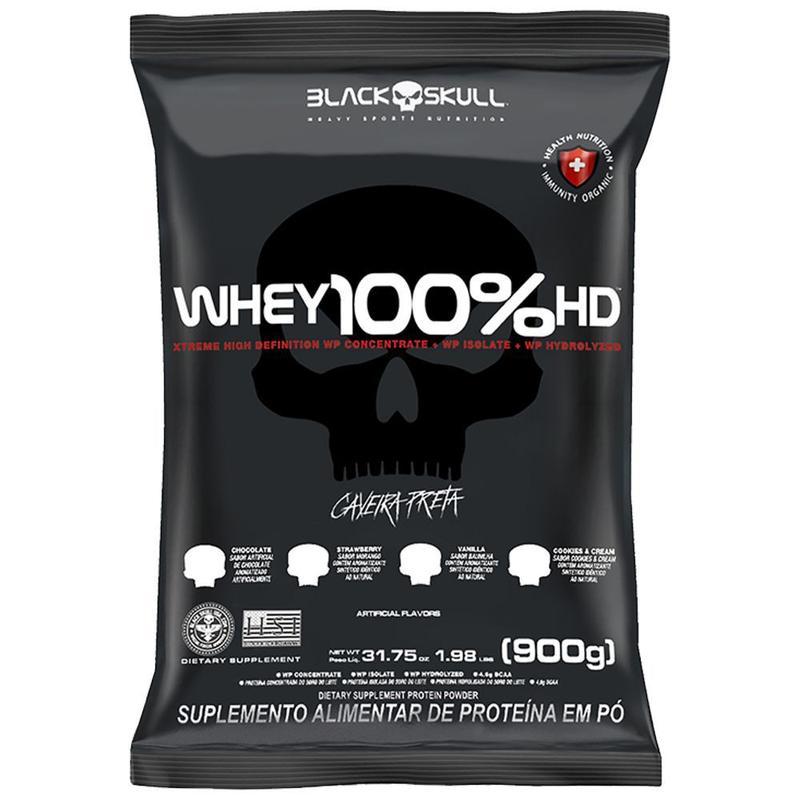 Whey 100% Hd Refil - 900g (Wpc, Wpi, Wph) - Blackskull - INDEFINIDO - Whey Protein - Magazine Luiza