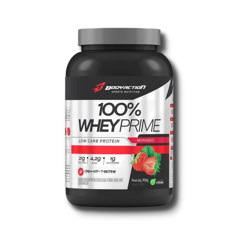 Whey 100% Proteína Prime Low Carb Pote 900g - Body Action - Sabor ...