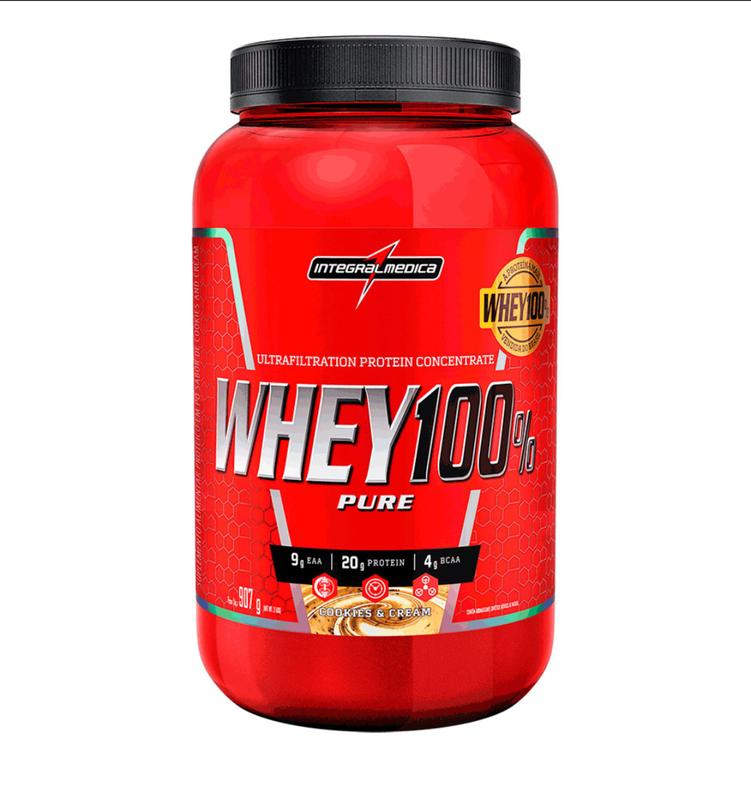 Whey 100% Pure Integralmedica Pote de 900g - Integralmédica - Whey ...