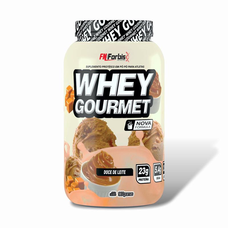 Whey Gourmet DOCE DE LEITE FN Forbis 907g POTE o melhor Whey Gourmet ...