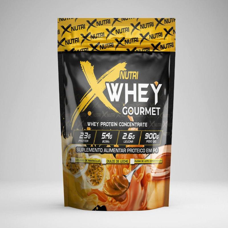 Whey Gourmet Refil 900G - X Nutri - Whey Protein - Magazine Luiza