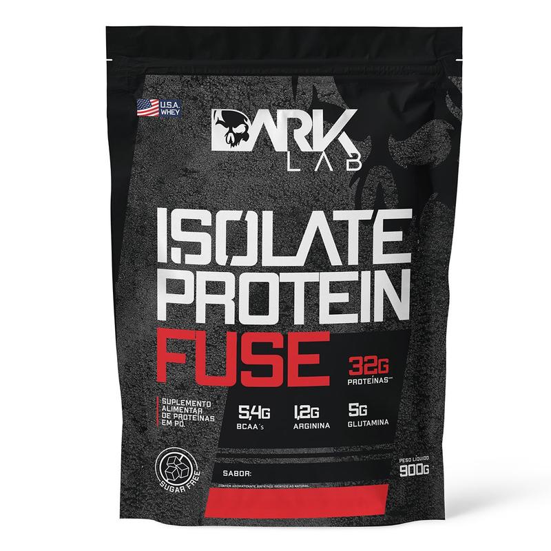 Whey Isolate Protein Fuse 900g BCAAs Whey Protein Glutamina e ...