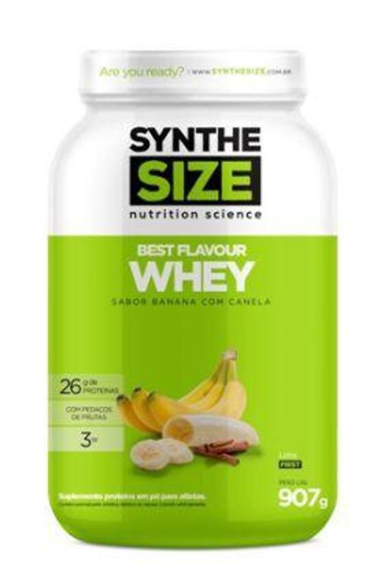 Whey no2 banana com canela synthesize - 907g - Whey Protein - Magazine Luiza