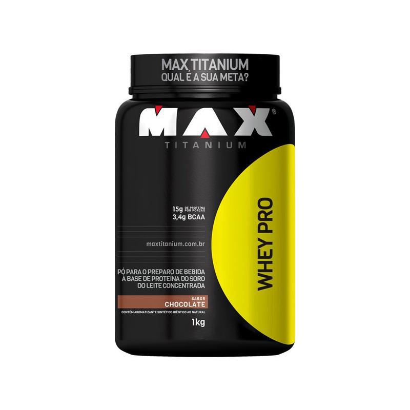 Whey Pro (1Kg) - Max Titanium - Whey Protein - Magazine Luiza