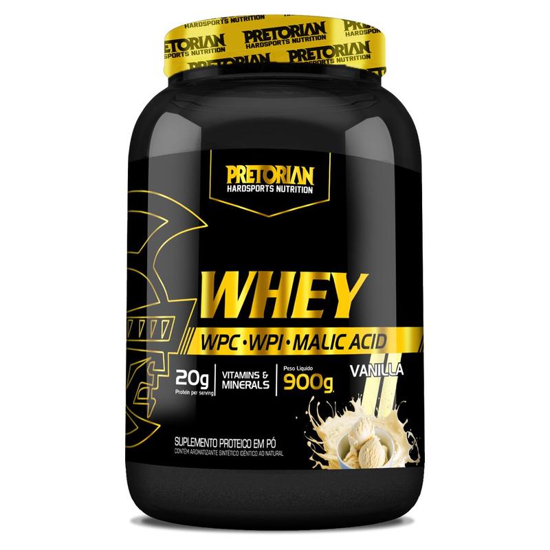 Whey Protein 900g Concentrado e Isolado - Pretorian - Whey Protein ...