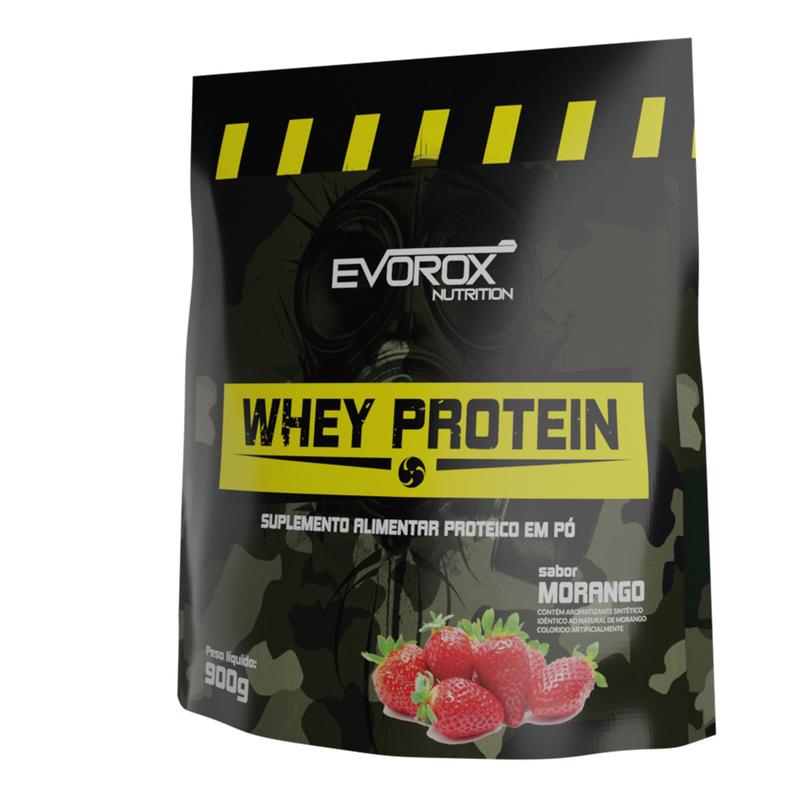 Whey Protein 900g - Evorox Nutrition - Massa Muscular - Magazine Luiza