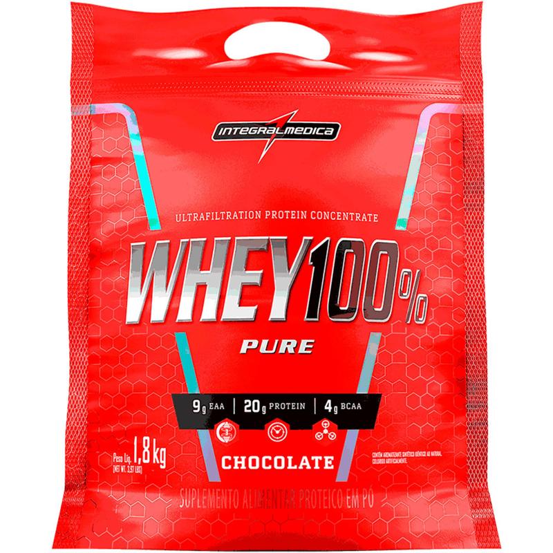 Whey Protein Concentrado 100% Pure 900g - Integralmedica - Integral ...