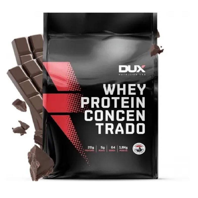 Whey protein concentrado 1800g dux- chocolate - Dux Nutrition - Whey ...