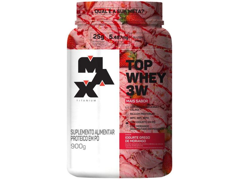Whey Protein Concentrado Isolado Hidrolisado - Max Titanium Top Whey 3W ...