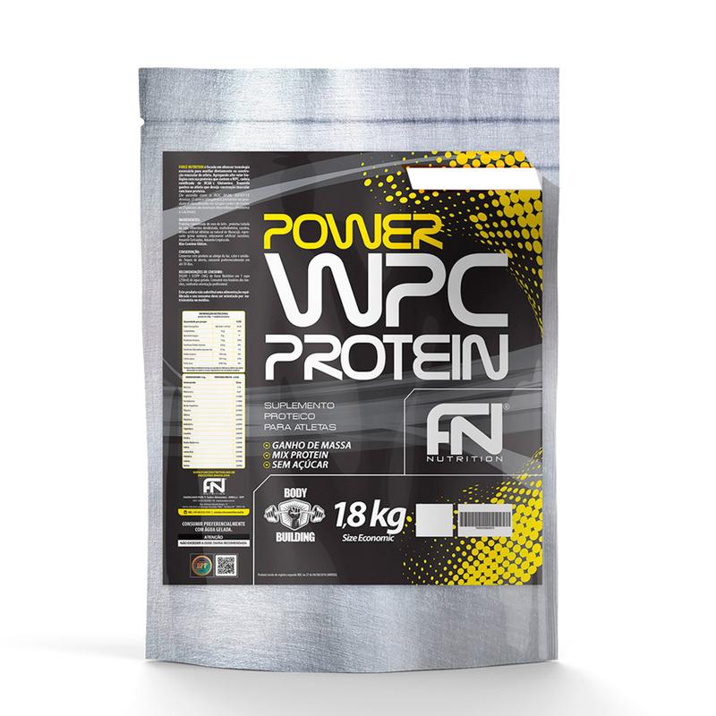 Whey protein concentrado power 1,8kg 19g - Force nutrition - Whey ...