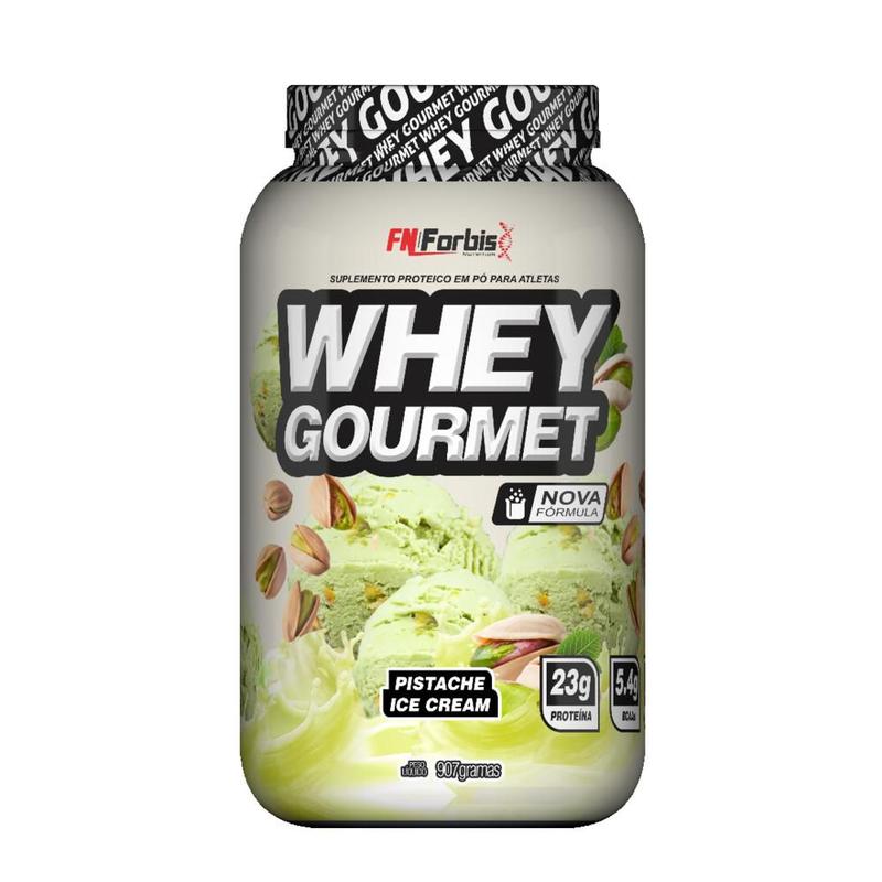 Whey Protein Gourmet 907grs Fn Forbis 1 Pote - Massa Muscular ...