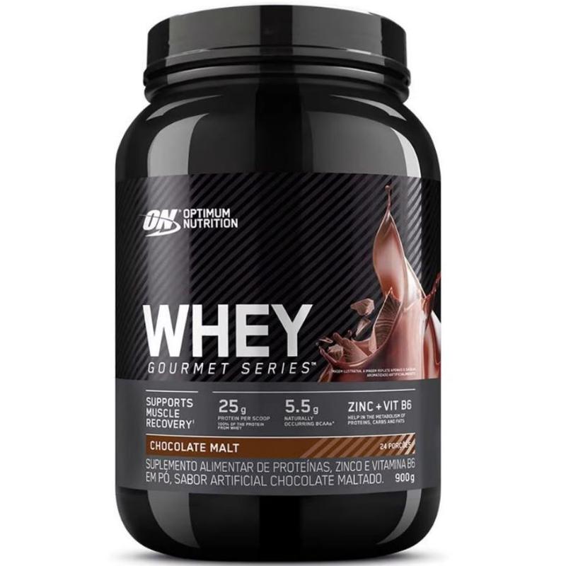 Whey Protein Gourmet Series 900g - Optimum Nutrition - Massa Muscular ...