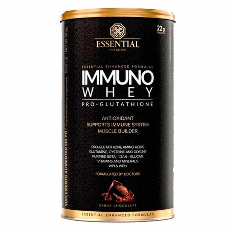 Whey Protein Immuno Whey Chocolate Essential Nutrition 465g - Whey ...